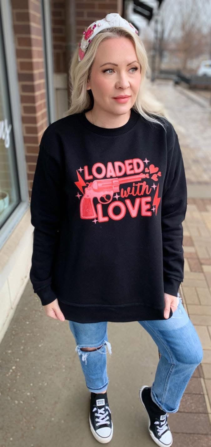 Loaded With Love Long Line Fleece (small-2X) – PISTOLS-N-VIXENS